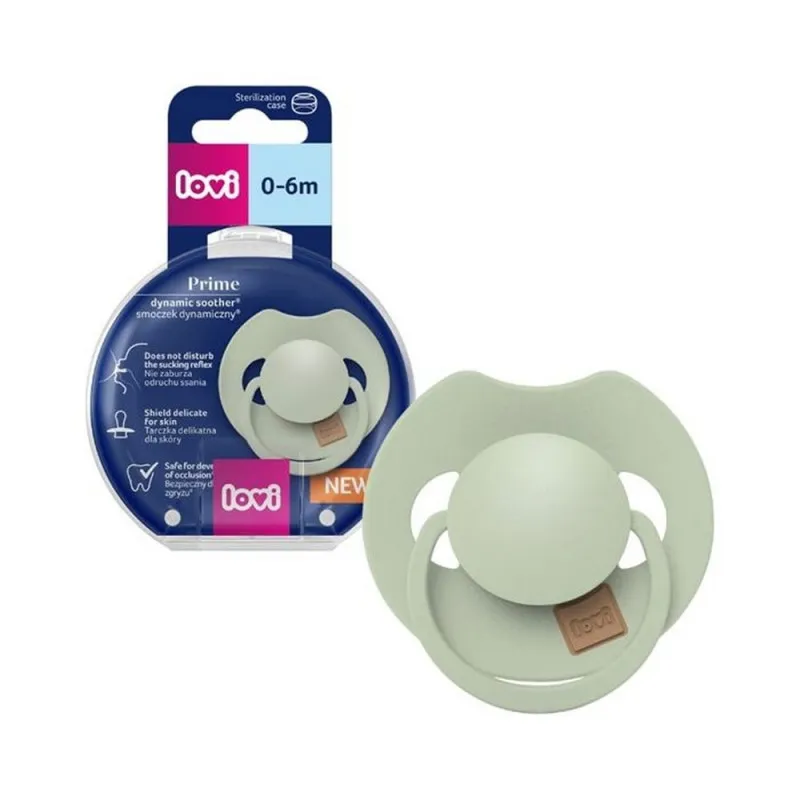 LOVI PRIME SILICONE DYNAMIC VARALICA 0-6M (1KOM) - PISTACIO 34/412