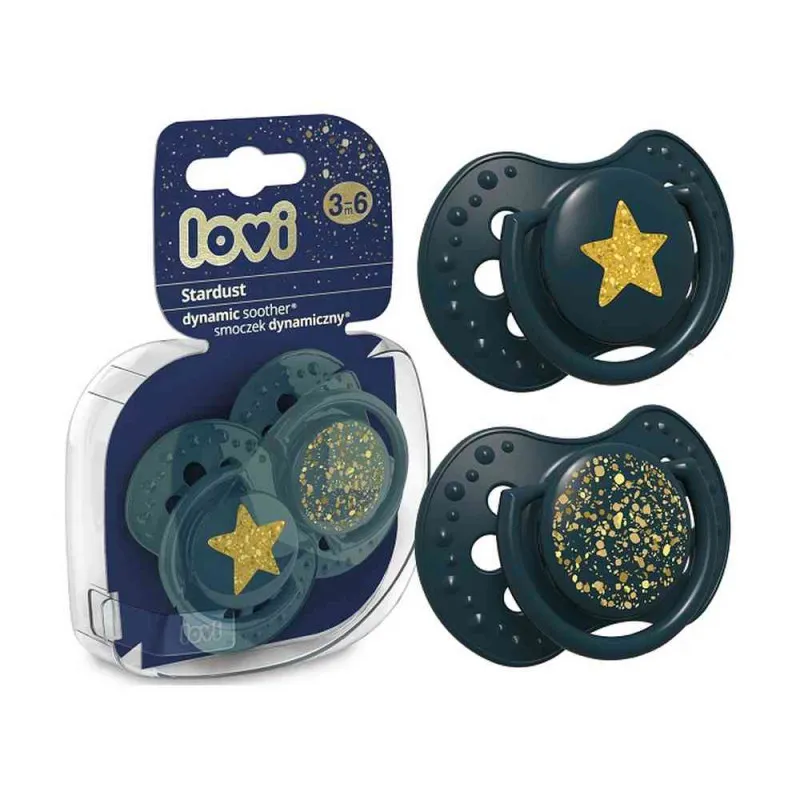 LOVI SILICONE DYNAMIC VARALICA 3-6M (2KOM) - STARDUST GREEN