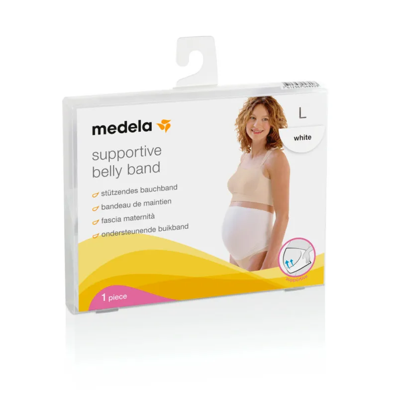 MEDELA SUPPORTIVE BELLY BAND - POJAS ZA STOMAK VELICINA L BELI