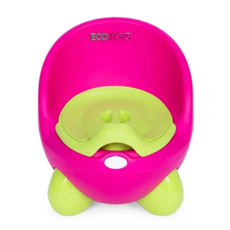 Noša za decu sa uklonivim umetkom i neklizajućim nogicama, roze - zelena, ECOTOYS