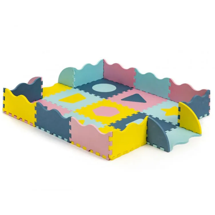 PODLOGA ZA IGRU SA OGRADOM PUZZLE DRY POOL 37 DELOVA