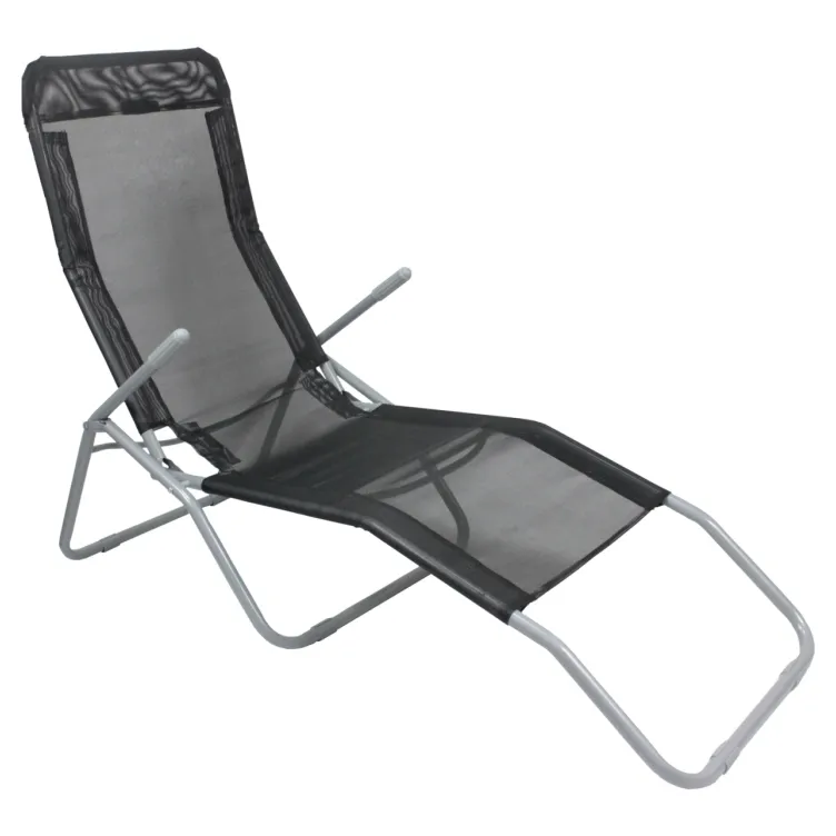 LEŽALJKA ZA BAŠTU/PLAŽU CRNA *5897