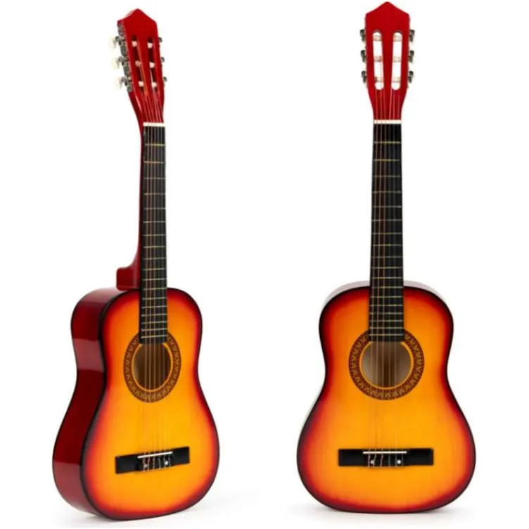 VELIKA DRVENA GITARA ZA DECU NATURAL