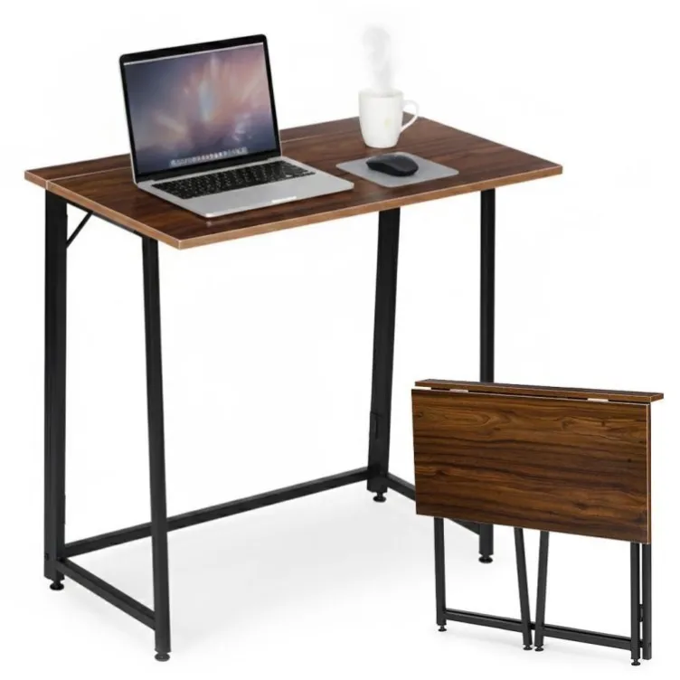Sklopivi sto za kompijuter 80x45 cm Laptop Table Dark wood ModernHome