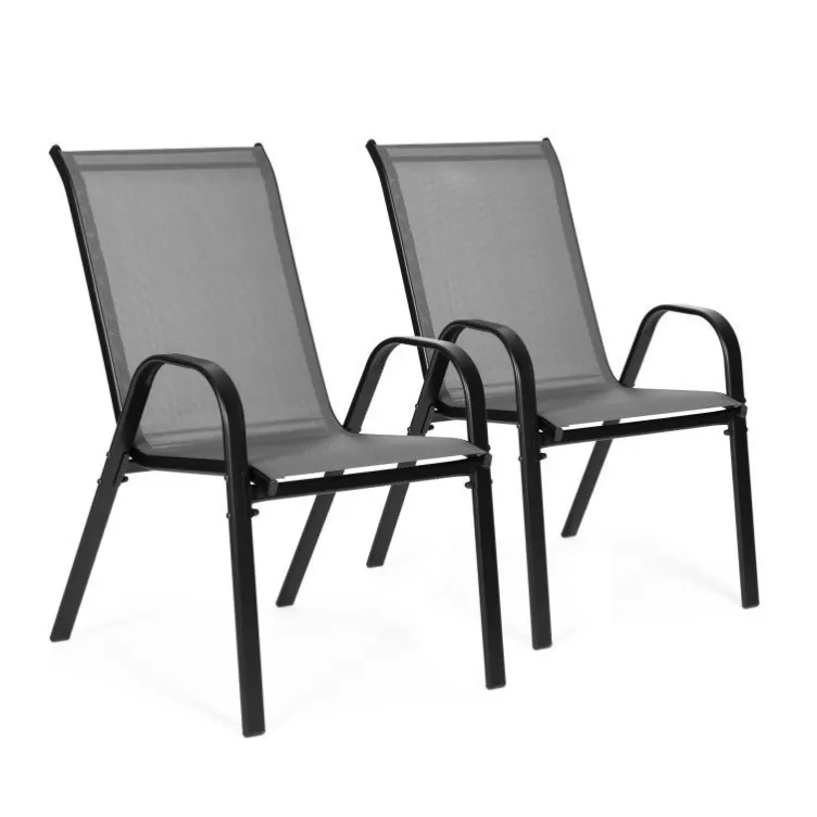 Set od 2 baštenske stolice dark grey MultiGarden