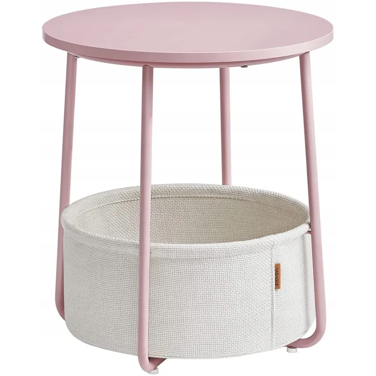 Okrugli klub stočić sa korpom pink - LET223R61