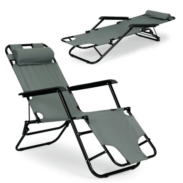 BAŠTENSKA FOTELJA ZERO GRAVITY DARK GRAY