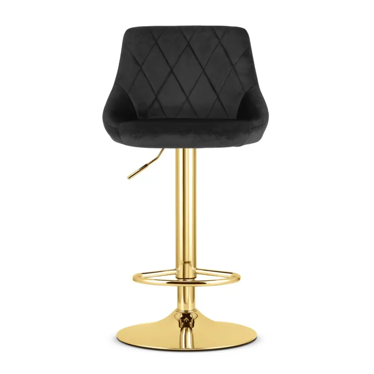 Barska stolica Kast black / gold baza