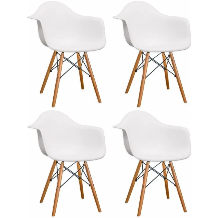 MODENA SET 4 STOLICE WHITE