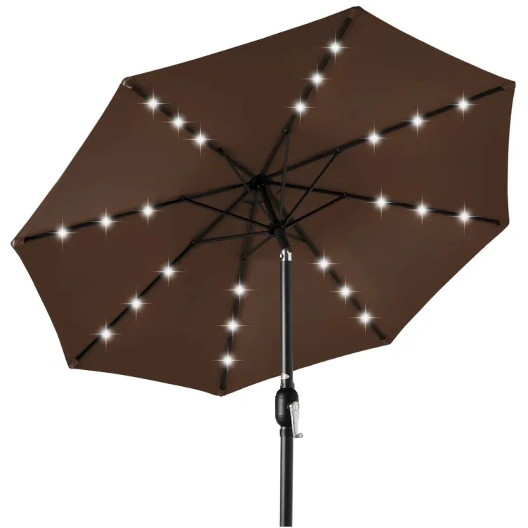 Suncobran sa led osvetljenjem biege Bolzz