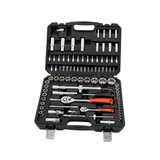 SG TOOLS set gedora sa nasadnim ključevima 94 dela, 1/2" i 1/4", SG30001