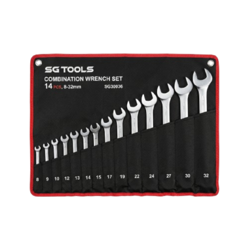 SG TOOLS set kombinovanih ključeva 14 delova, 8-32mm, SG30036