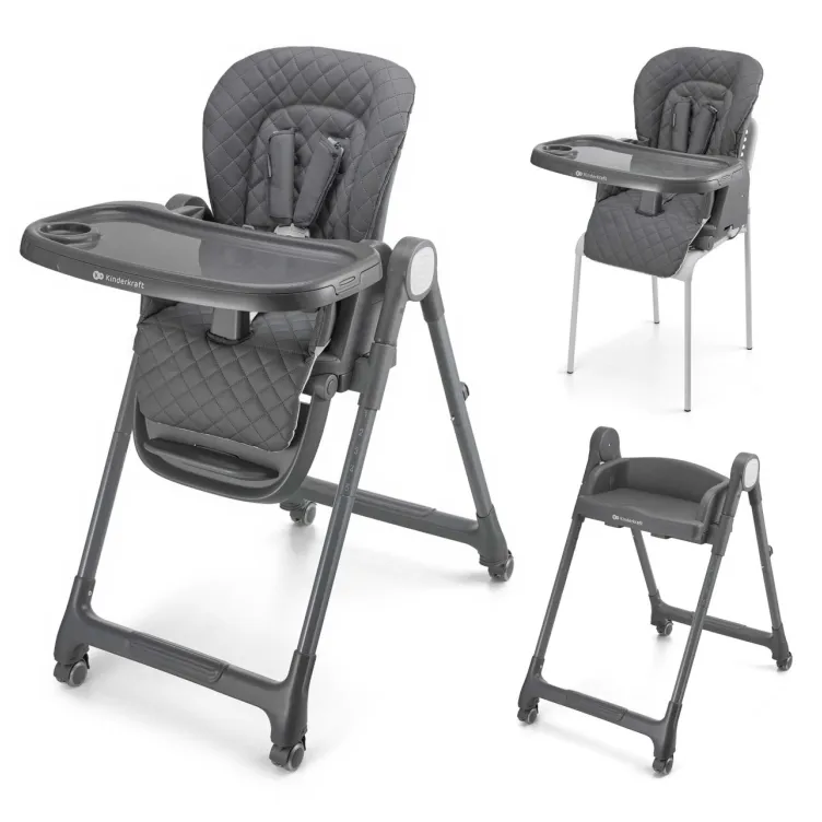 Kindekraft stolica za hranjenje TULO grey