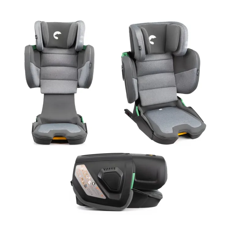 Kidnort Mane auto sedište i-size 100-150cm grey