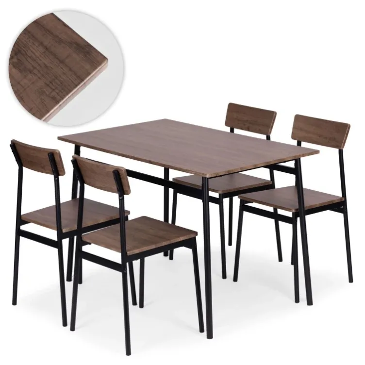 Trpezarijski Set Sto + 4 stolice MALMO ModernHome
