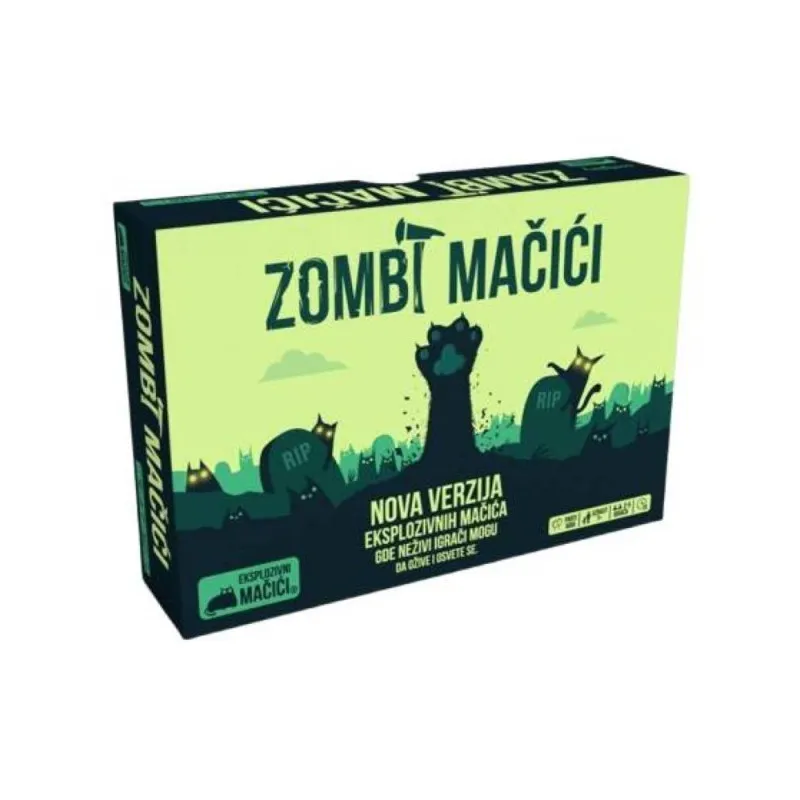 BOARD GAME ZOMBI MAČIČI