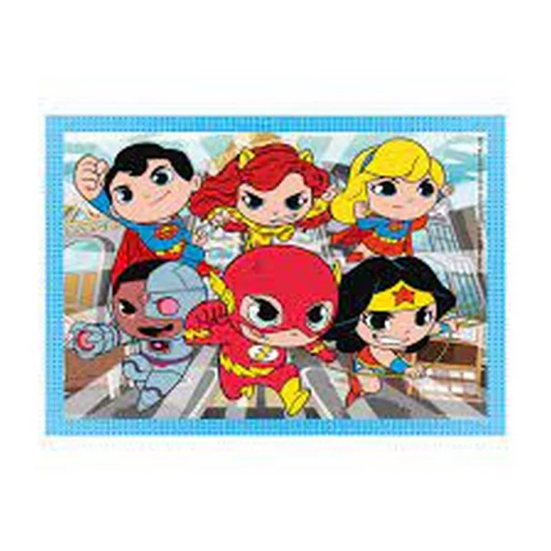 CLEMENTONI PUZZLE 4IN1 DC SUPERFRIENDS
