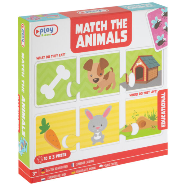Dvostrane slagalice Match the animals – Moxy