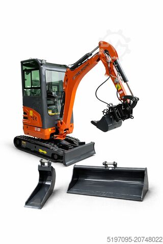 Mini bager sa Kubota motorom
Minibagger 2,0 t Tec-Point GmbH AKTIONSPREIS BIS ENDE DES MONATS!