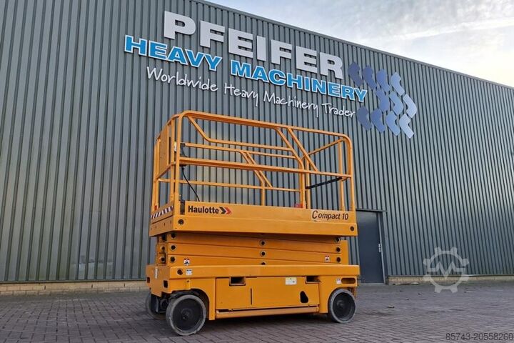 Podizanje makaza
Haulotte Compact 10 Electric, 10m Working Height, 450kg Cap