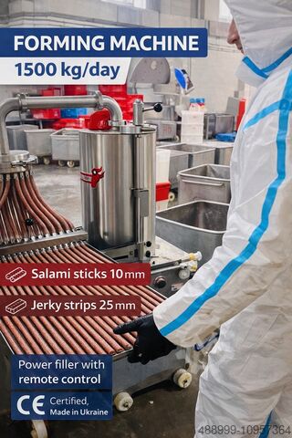 Univerzalni formerski sistem za grickalice bez
HydroShpriz Salami sticks/jerky strips machine