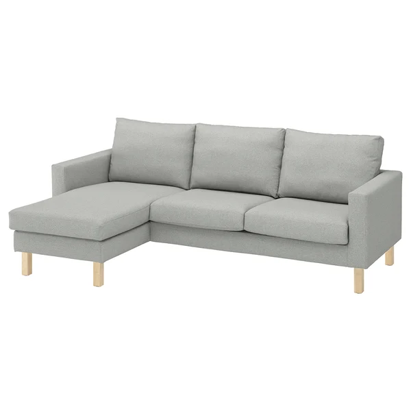 Sofa trosed s lenjivcem, Tonerud siva