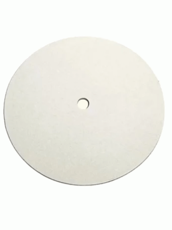 Tacna tanka bela 14cm sa rupom