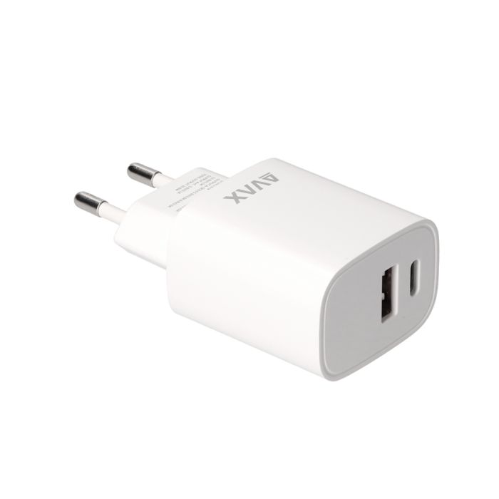 Punjač AVAX Speedy CH320 / USB-A to USB-C / 20W / White