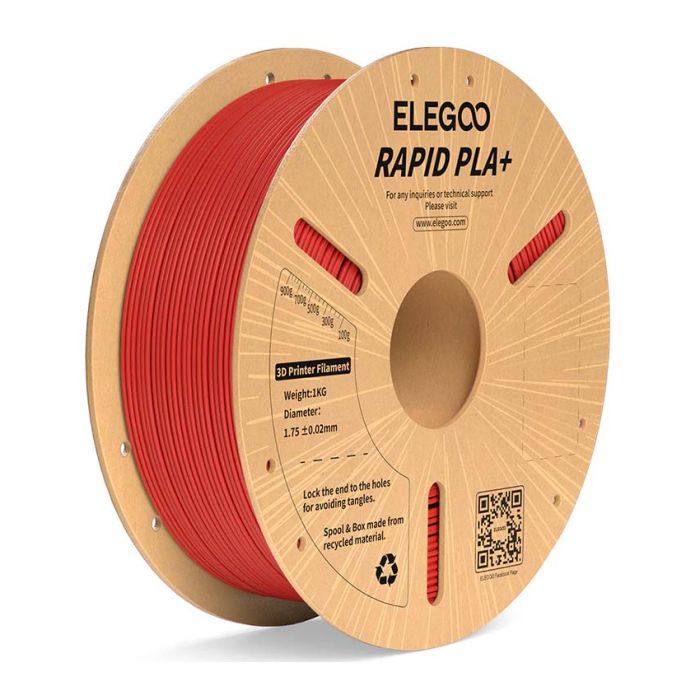 Filament Elegoo Rapid PLA+ 1,75mm 1kg - Red