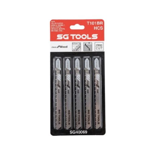SG TOOLS T 101 BR testerice za ubodnu testeru, 5 komada, SG40069