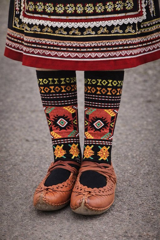 Pčinja folklor čarapa ženska