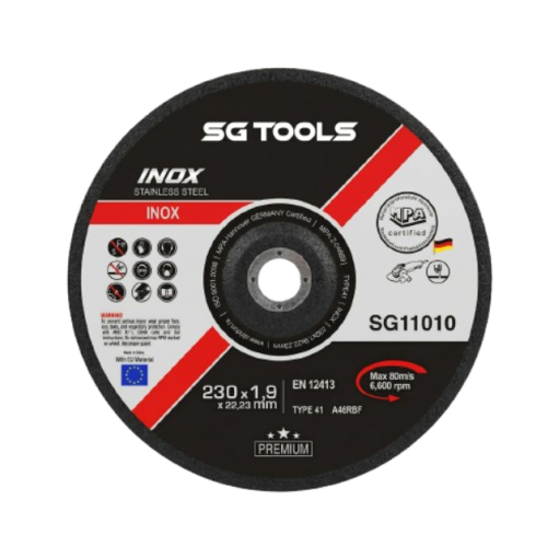 SG TOOLS rezna ploča 230 x 1.9mm Inox Premium A 46 RBF, SG11010