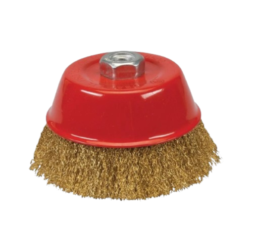 SG TOOLS lončasta četka za brusilicu 75mm. mesingana čelična žica 0.3mm. SG12005