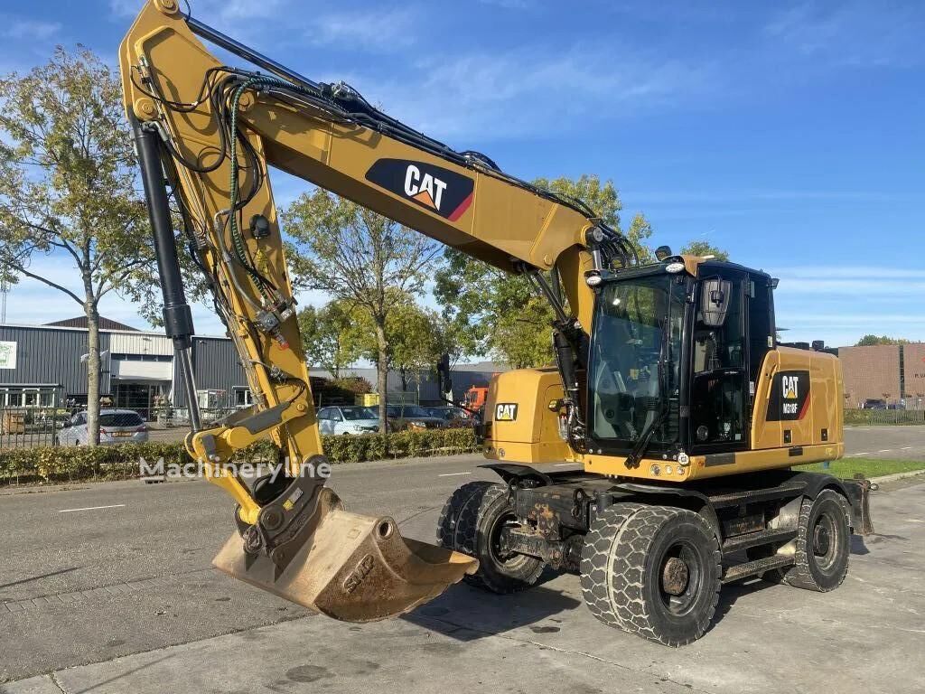 Caterpillar M318F VA-giek hydraulische snelwissel CW30 airco bager točkaš