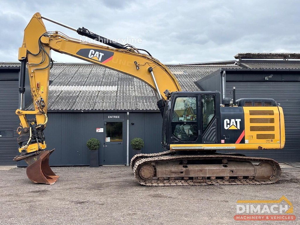 Caterpillar 324EL Mono boom - CE - Engcon with grapple - Air conditioning - bager guseničar