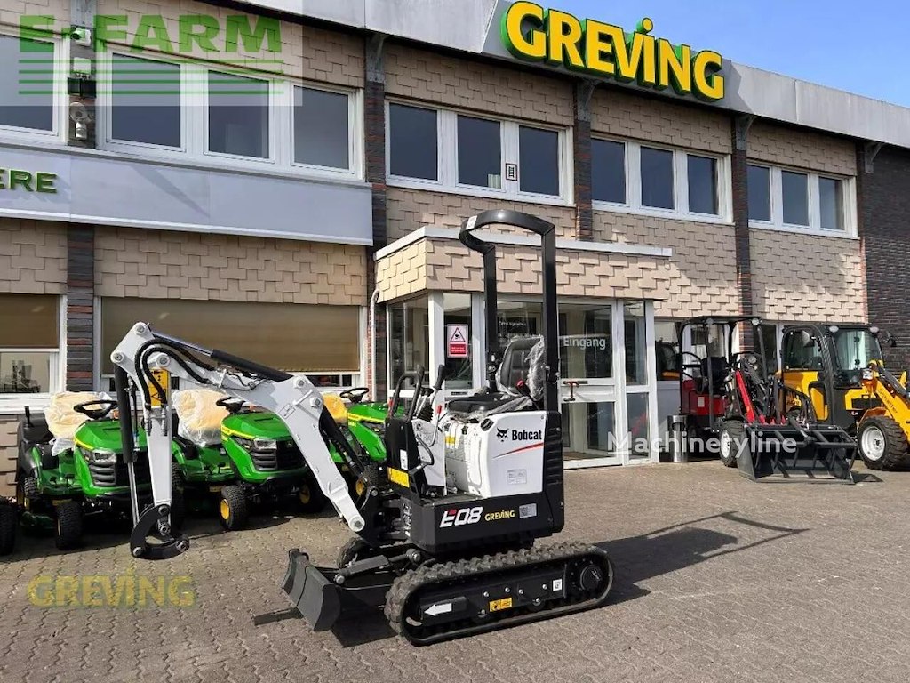 Bobcat e08 aktion mini bager