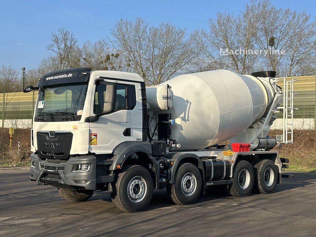 Novi MAN TGS 35.480 MAN TGS 35.480 8x4 EuromixMTP EM 9 L kamion s mešalicom za beton