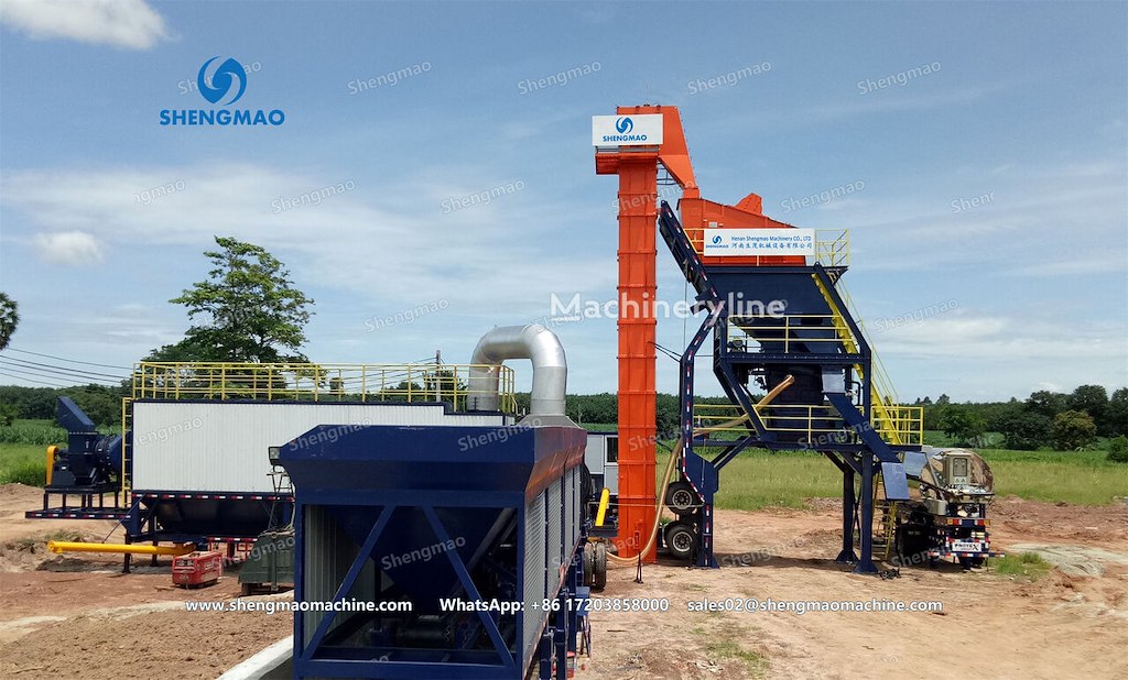 Nova YLB1200 mobile asphalt plant batch type asfaltna baza