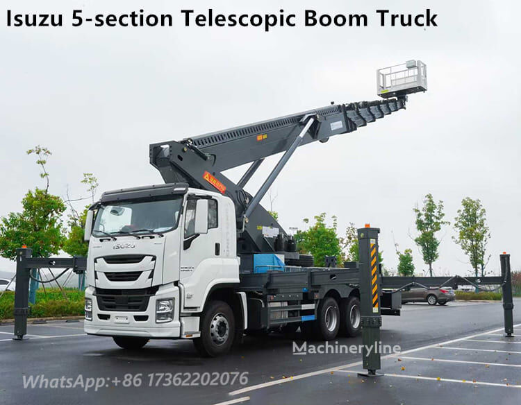 Nova Isuzu 6×4 5-section Telescopic Boom Aerial Work Platform Truck for Sal auto dizalica s korpom