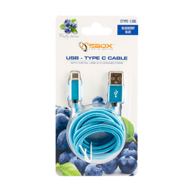 S-BOX USB C kabl, 1.5m (Plavi) - 917