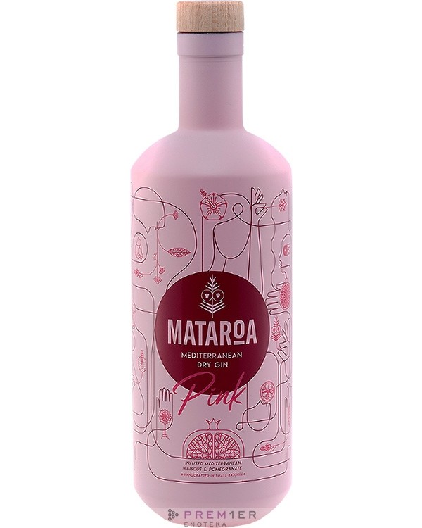 Mataroa Mediterranean Pink Dry Gin 0.70l