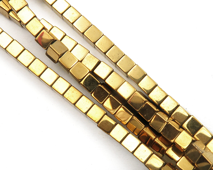 HEM_3M-20 HEMATIT GOLD – KOCKA 3MM (20KOM)