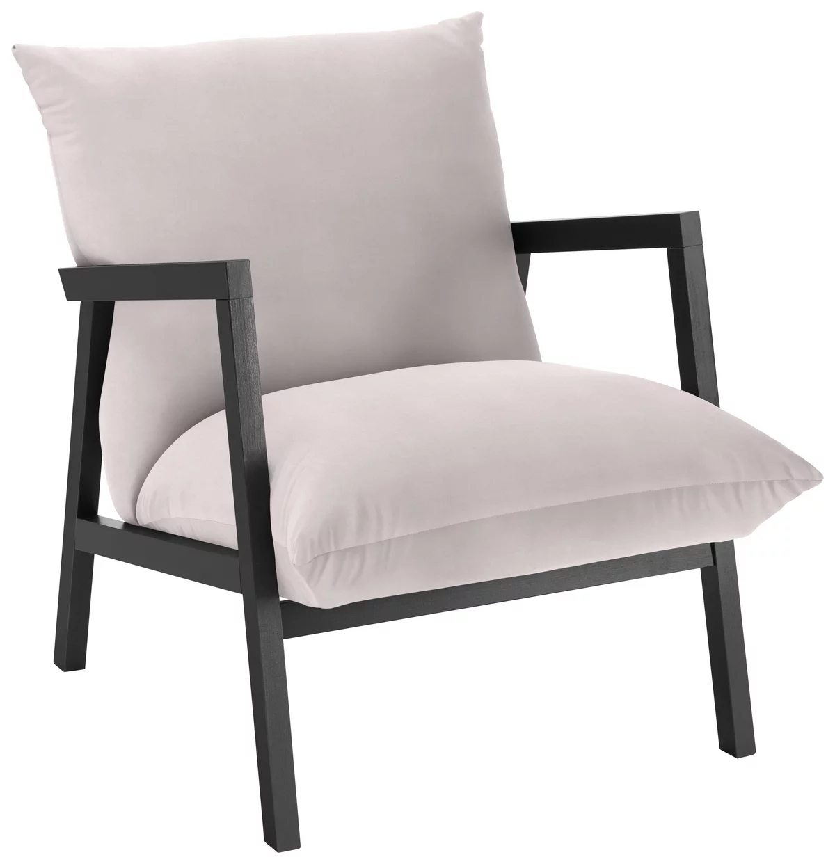 Carryhome FOTELJA 63/76/80 cm , svetlosiva
