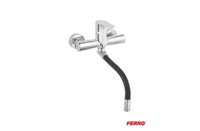 Ferro Algeo slavina za sudoperu/lavabo sa flexibilnom izlivom na dole-BAG5FB