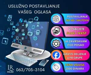 Usluzno postavljanje vašeg oglasa