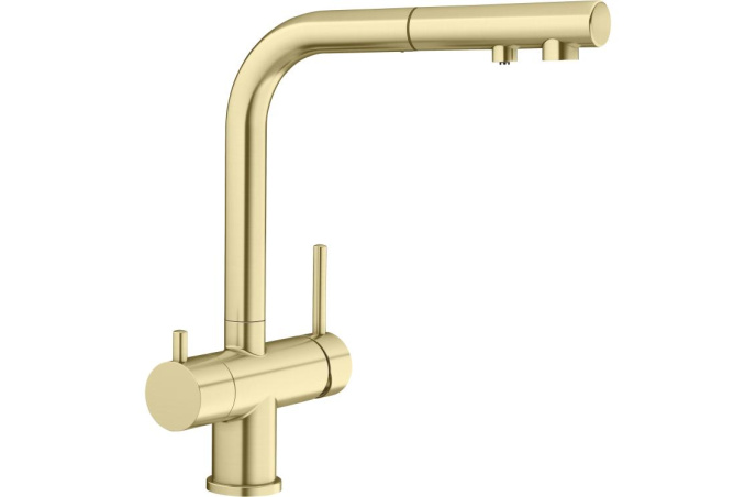 Blanco Fontas-S II zlato saten 3u1- standardna topla,hladna,filtrirana voda 526694