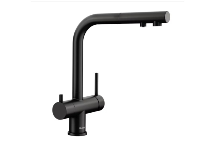 Blanco Fontas-S II crna mat 3u1- s standardna topla-hladna i filtrirana voda 526672
