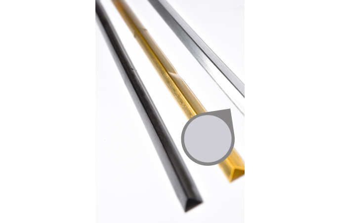 Aluminijumska lajsna "L" za panel -Srebrna -3000 mm -05171