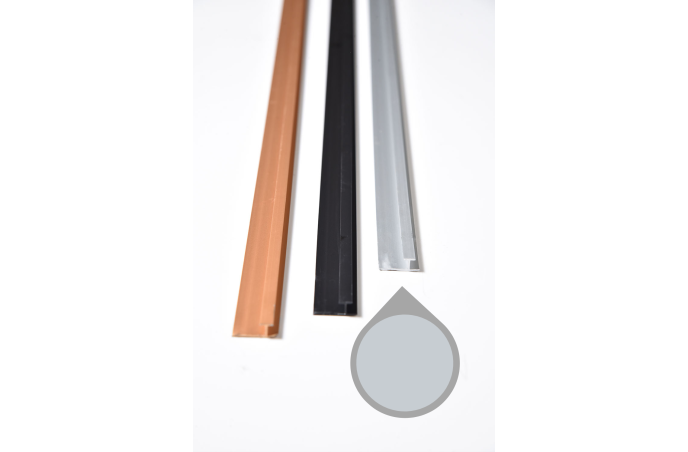 Aluminijumska lajsna "H" za panel -Srebrna -3000 mm -05032