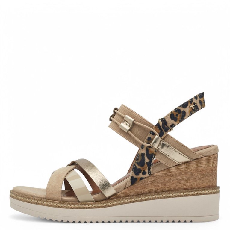 ŽENSKE SANDALE TAMARIS 28357 TAN COMB